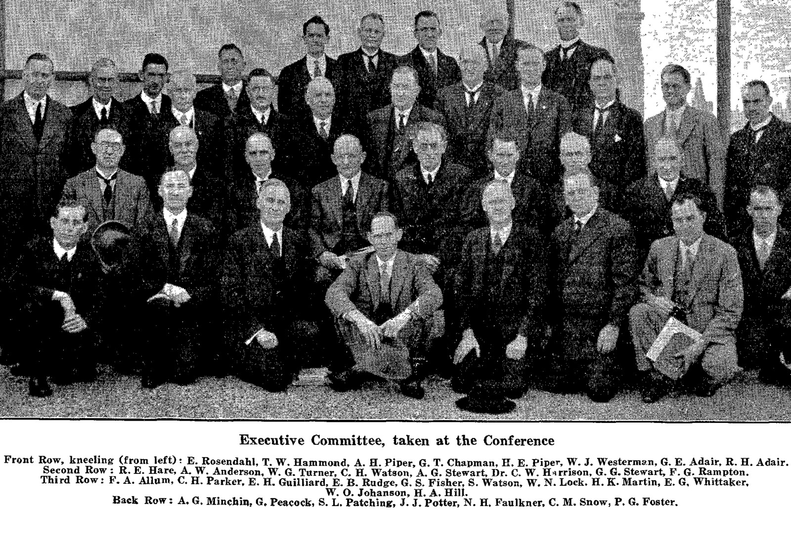 ESDA | Australasian Union Conference During the Depression