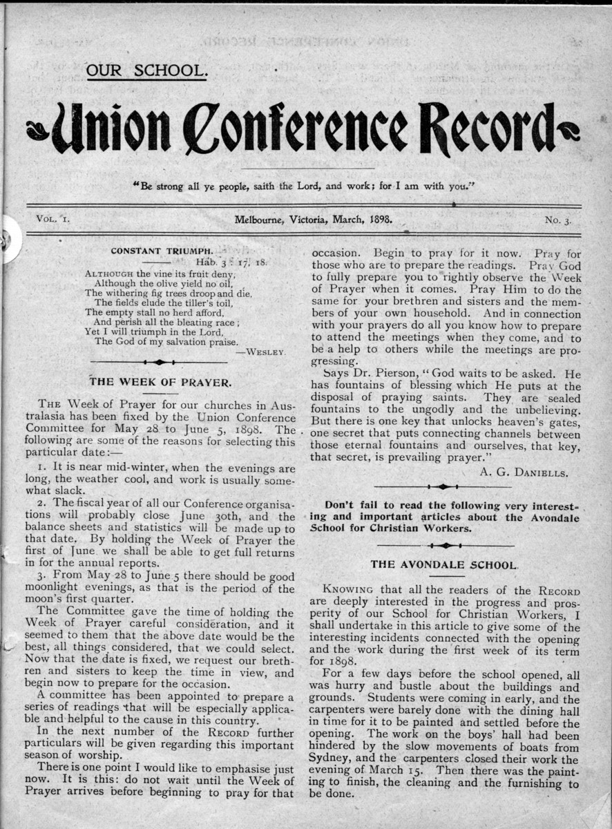 ESDA | Adventist Record